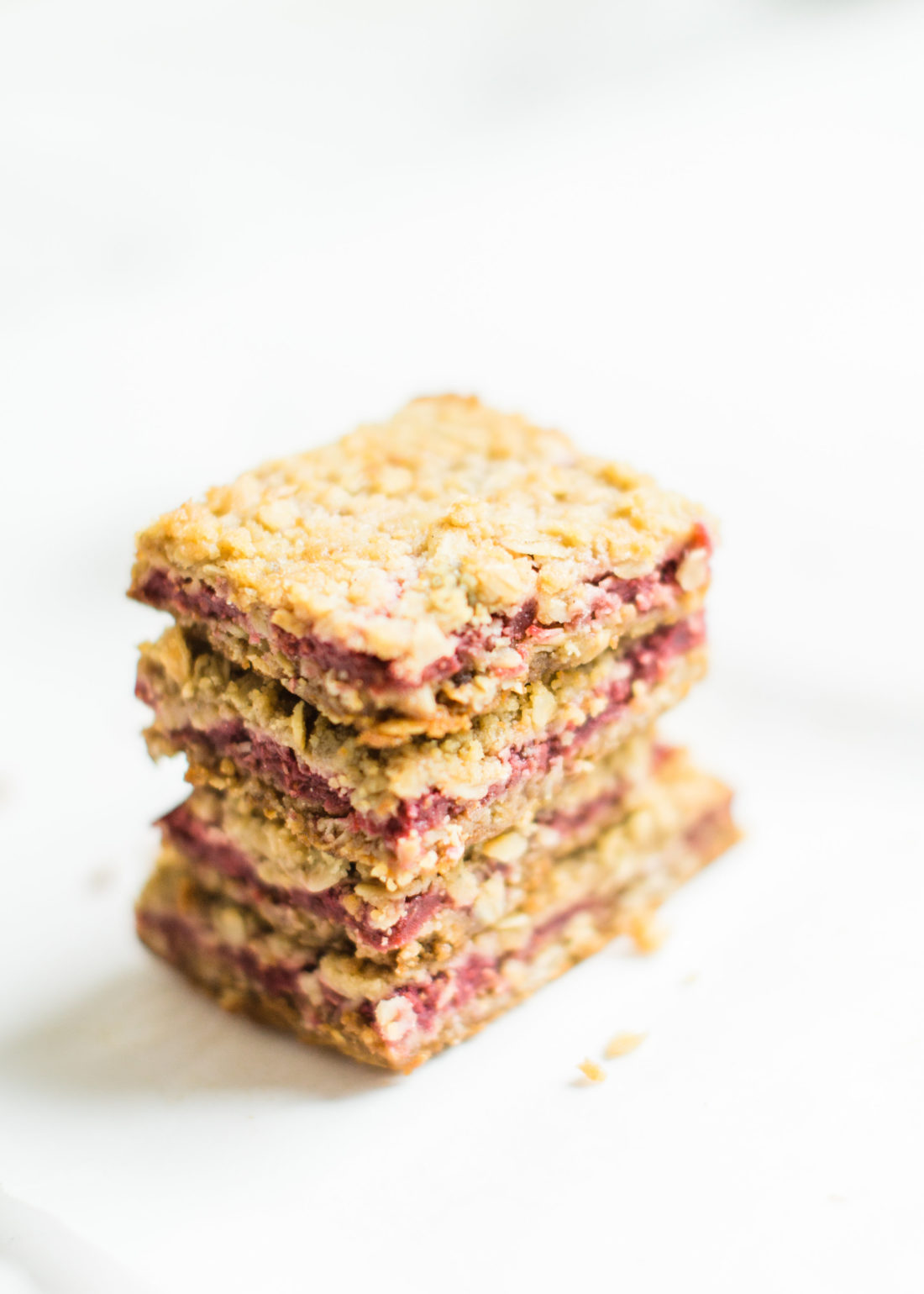The Most Amazing Raspberry Crumb Breakfast Bars - Glitter, Inc.