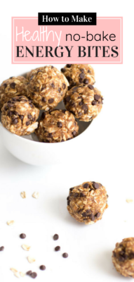 No-Bake Energy Bites (a.k.a., Healthy Cookies) - Glitter, Inc.