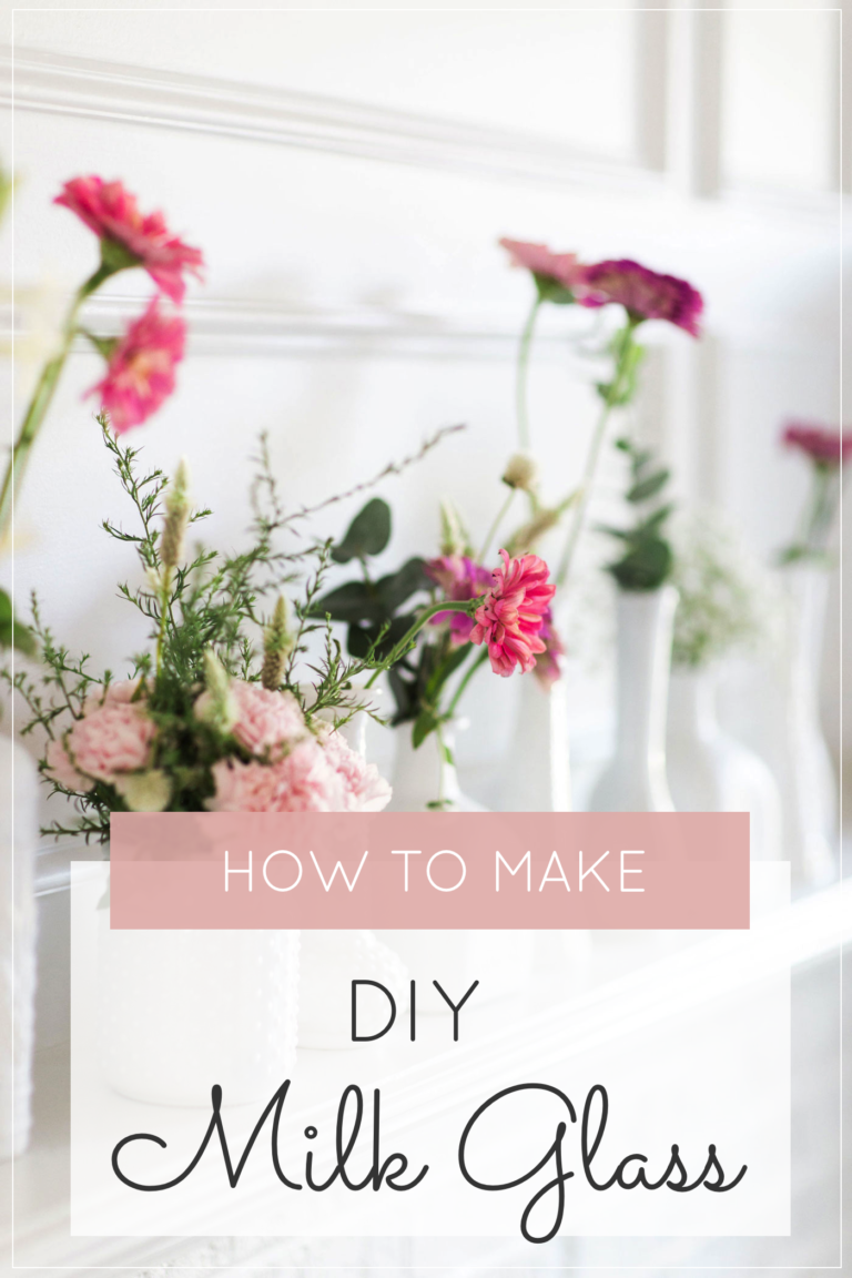 How to Make DIY Milk Glass - Glitter, Inc.