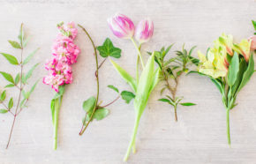 How to Make a Beautiful Spring Floral Arrangement - Glitter, Inc.