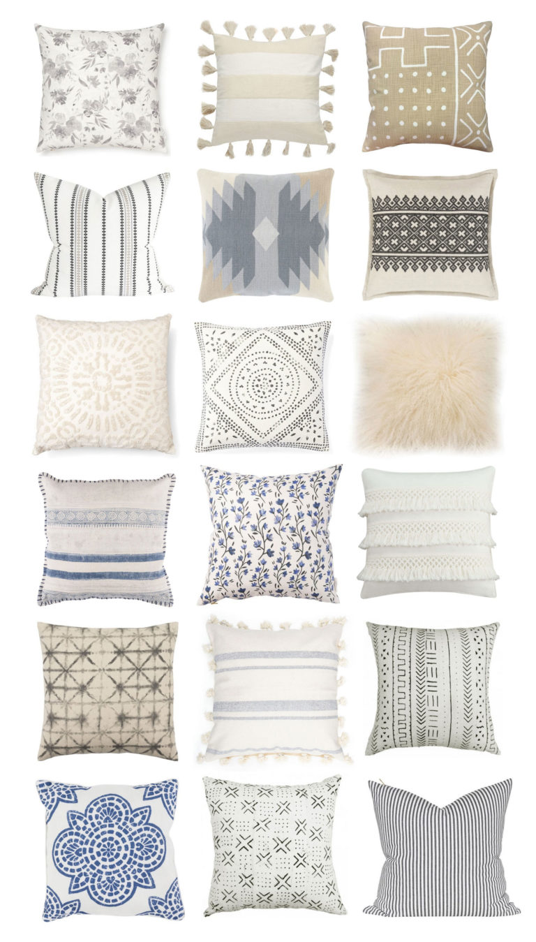 18 Neutral Throw Pillows to Spruce Up Any Space - Glitter, Inc.