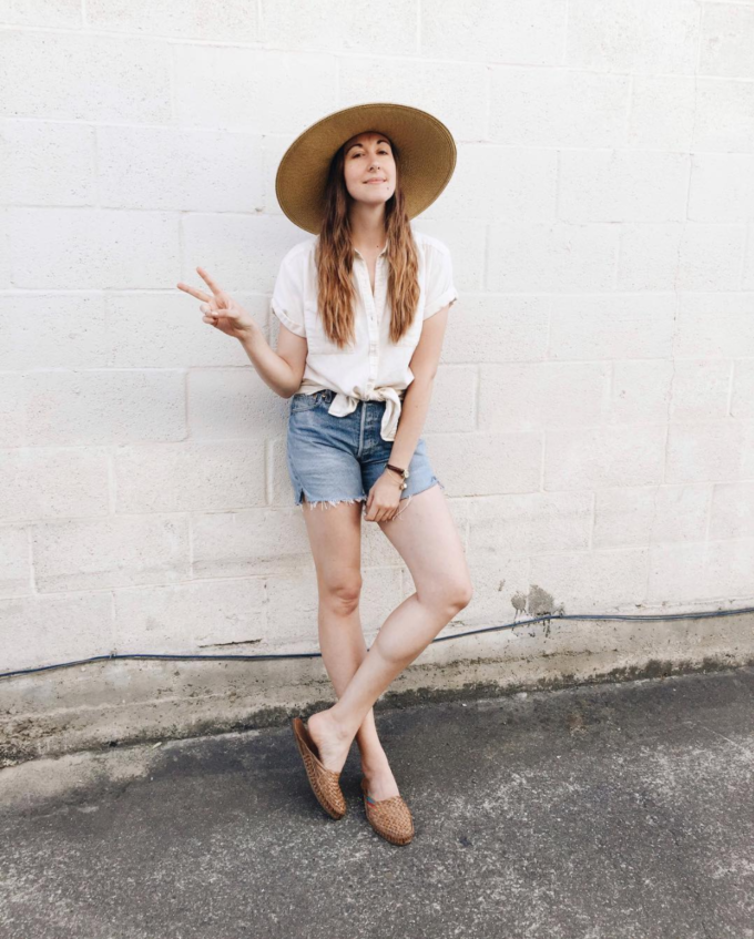 All The Cool Girls Are Wearing Them: Woven Leather Mules - Glitter, Inc.