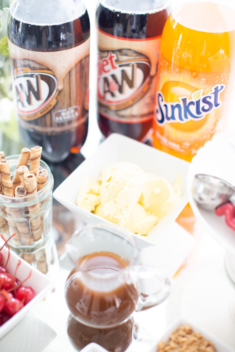 Make Your Own Root Beer Float Bar - Glitter, Inc.