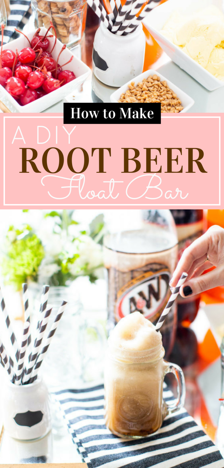 Make Your Own Root Beer Float Bar - Glitter, Inc.