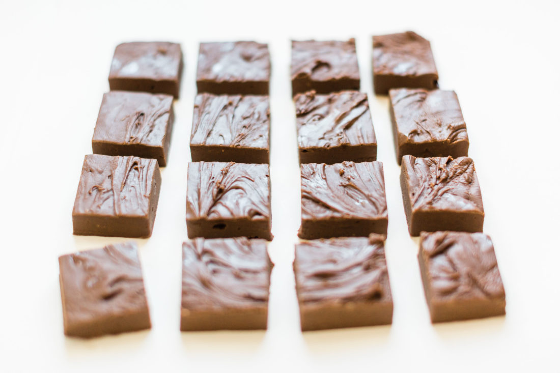 3 Ingredient Classic Chocolate Fudge - Glitter, Inc.