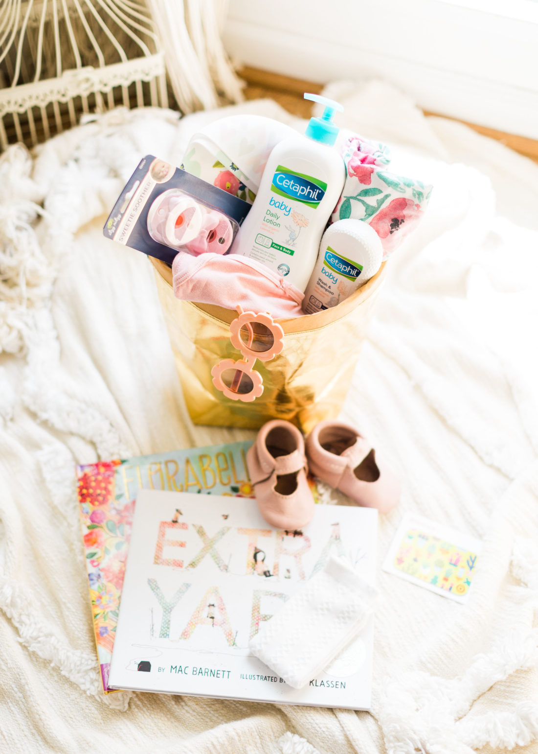 How to Put Together the Cutest DIY Baby Shower Gift Basket - Glitter, Inc.