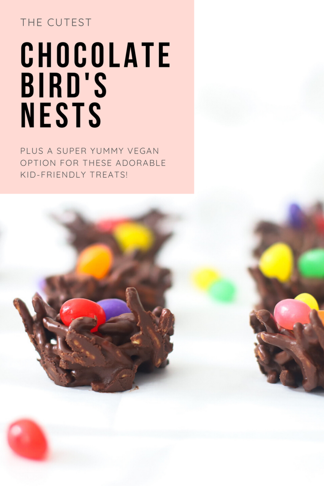 No-Bake Chocolate Birds Nests - Glitter, Inc.