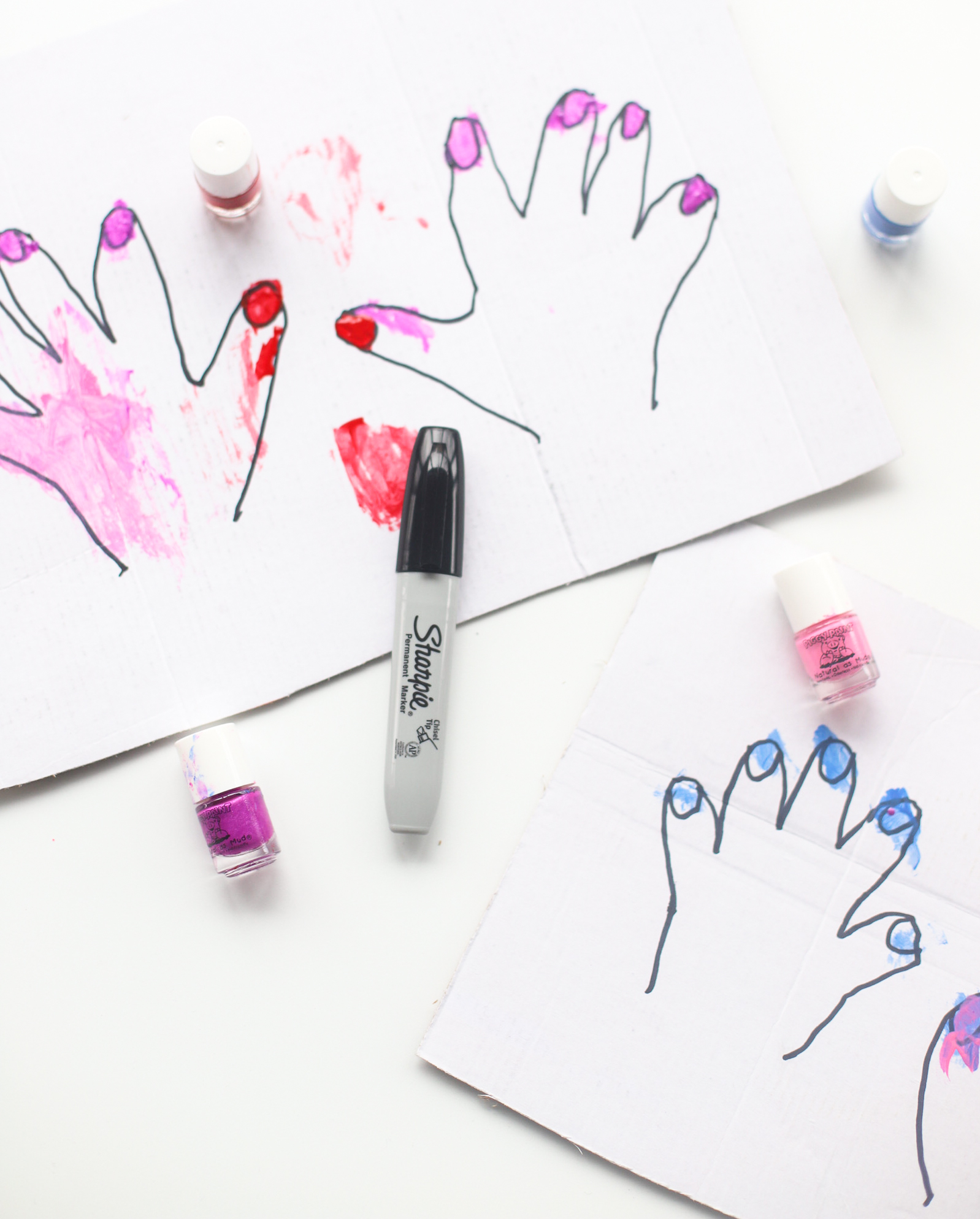 Kids Cardboard Manicure Activity | Glitter, Inc. - Lifestyle Blog