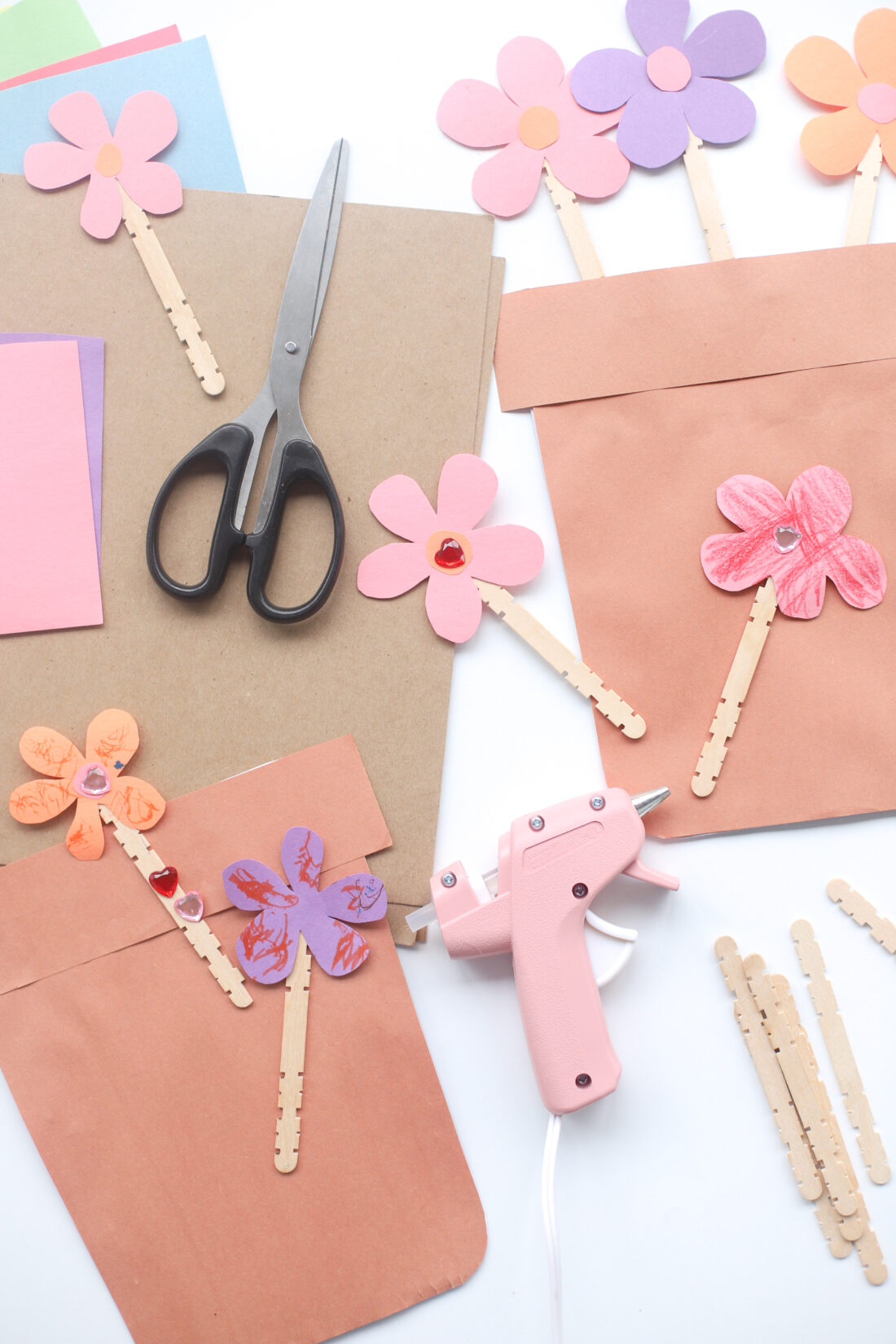 DIY Cardboard Construction Paper Flower Pots - Glitter, Inc.