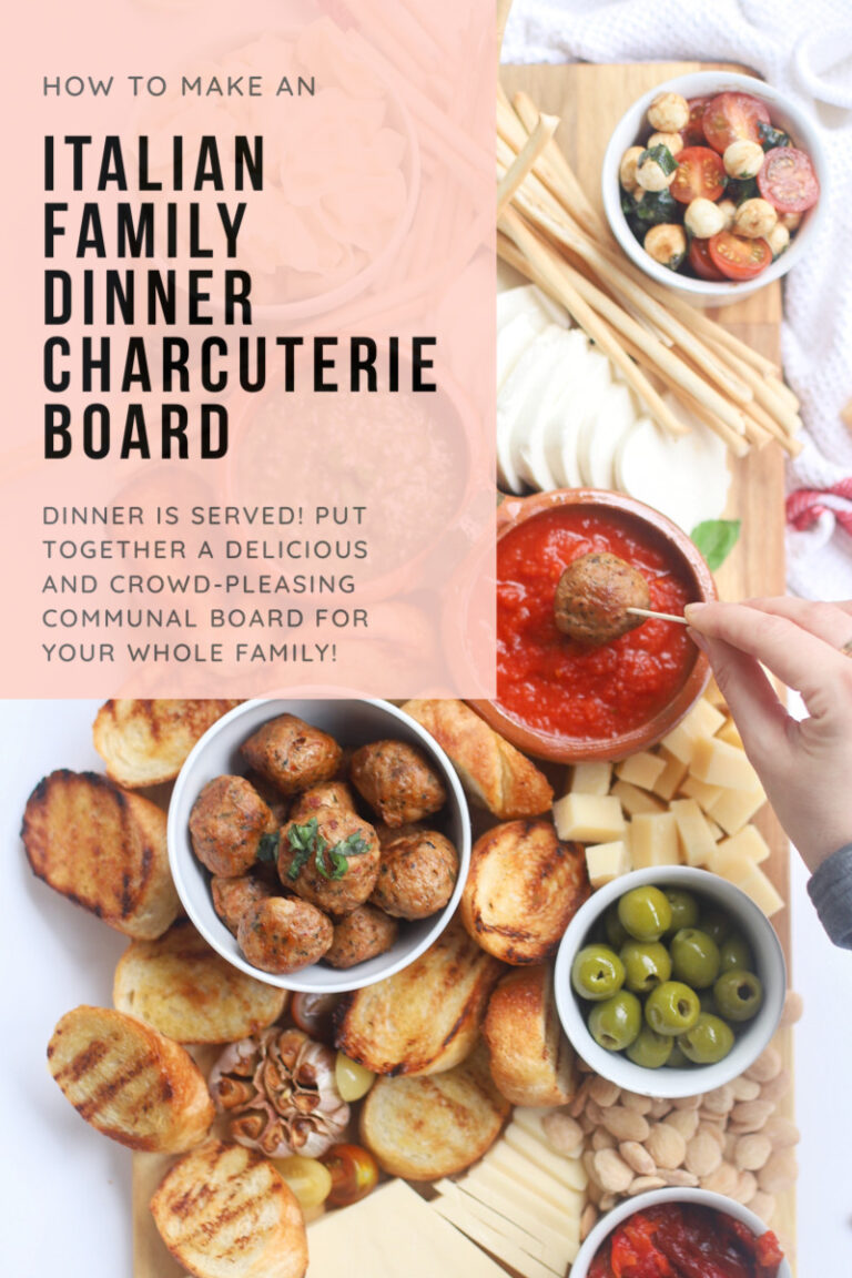 Italian Family Dinner Charcuterie Board | Glitter, Inc.