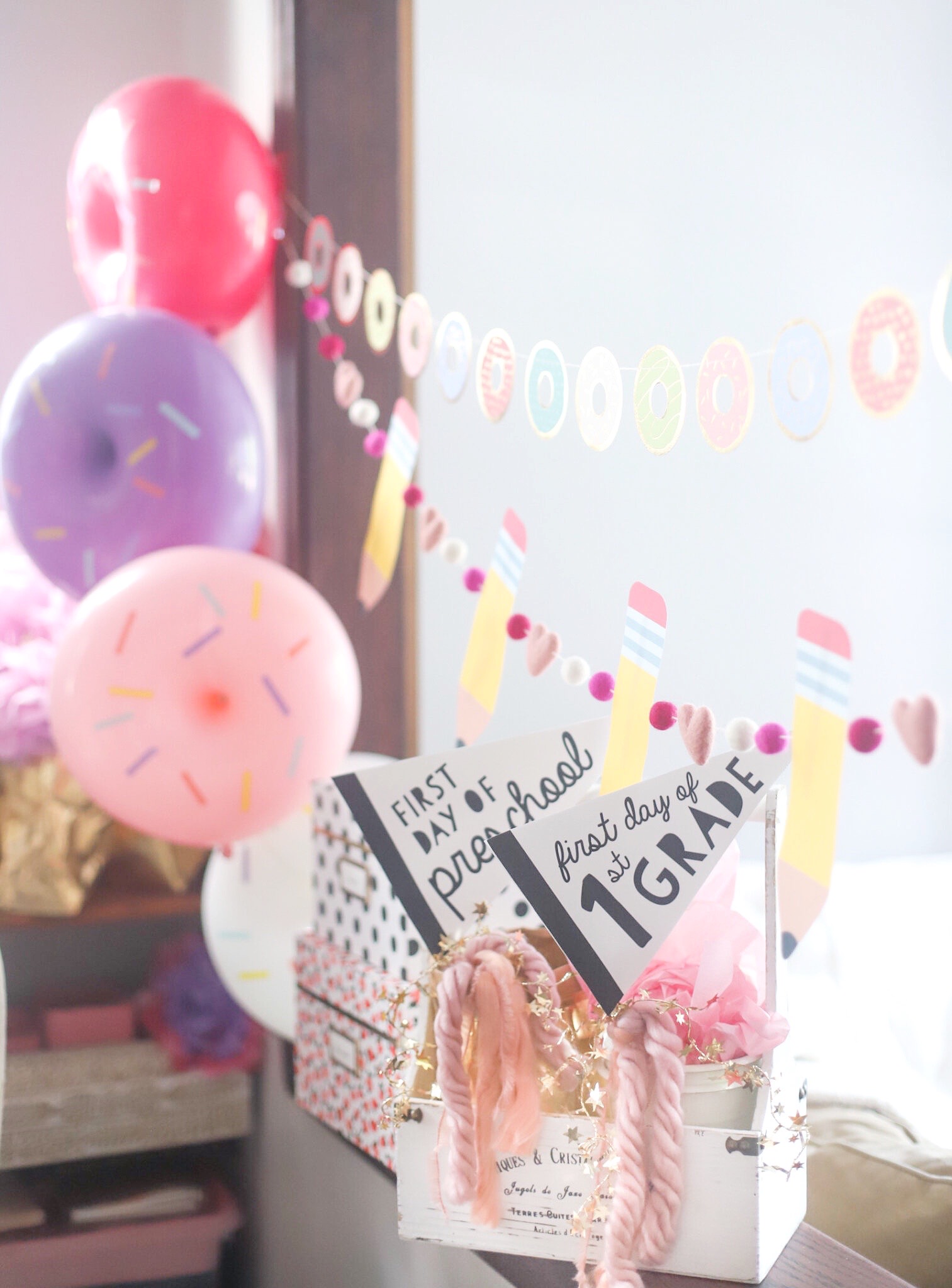 Back to School Donut Party + Our Fall (Home) School Plan - Glitter, Inc.