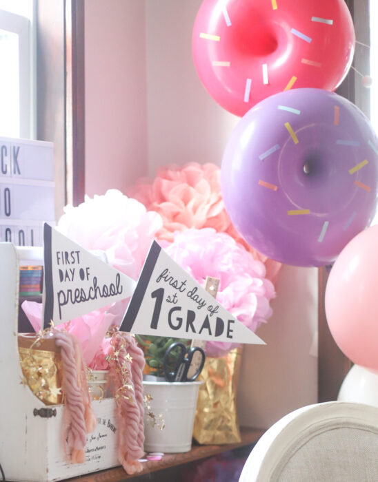 Back to School Donut Party + Our Fall (Home) School Plan - Glitter, Inc.