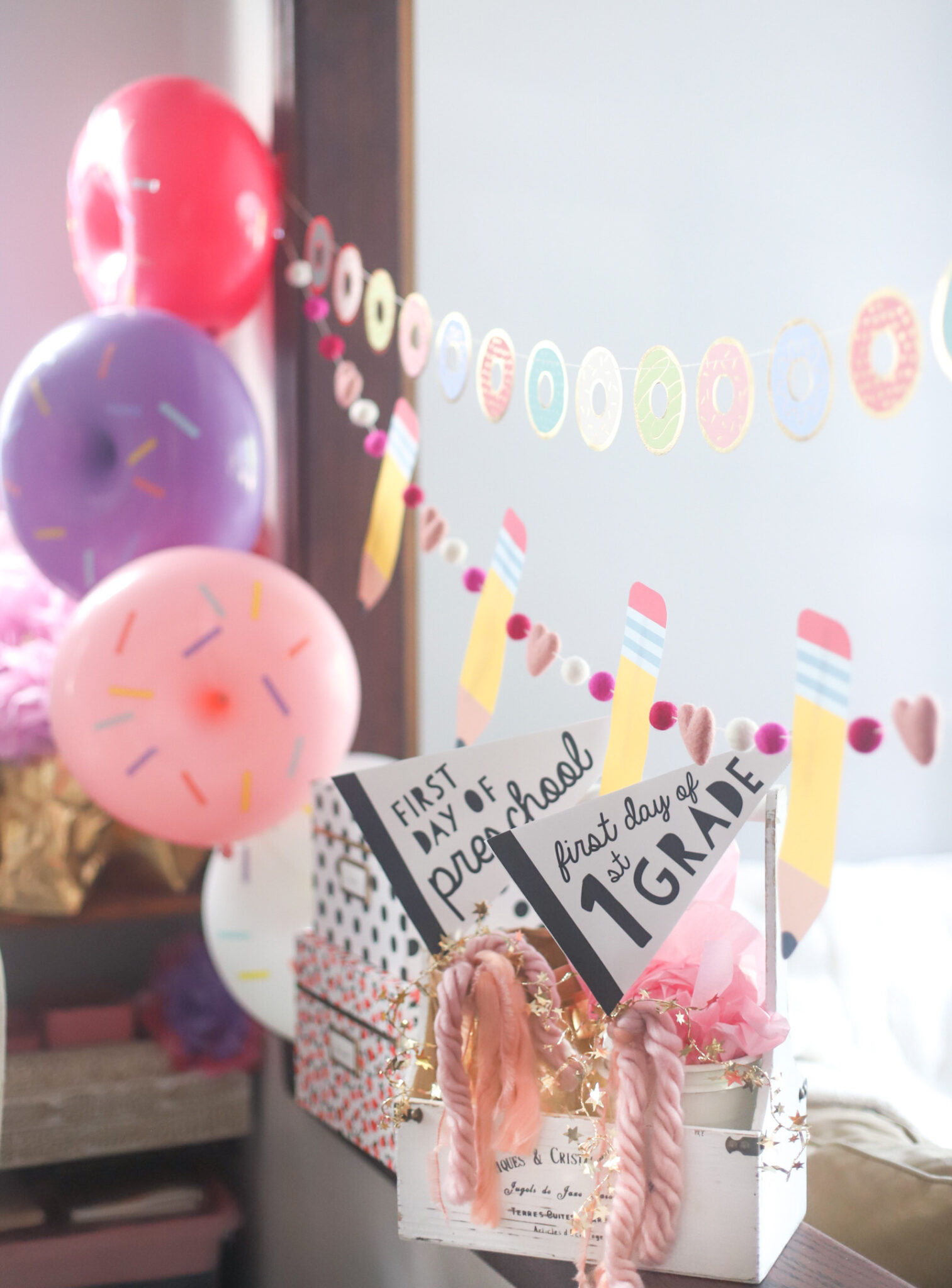Back to School Donut Party + Our Fall (Home) School Plan - Glitter, Inc.