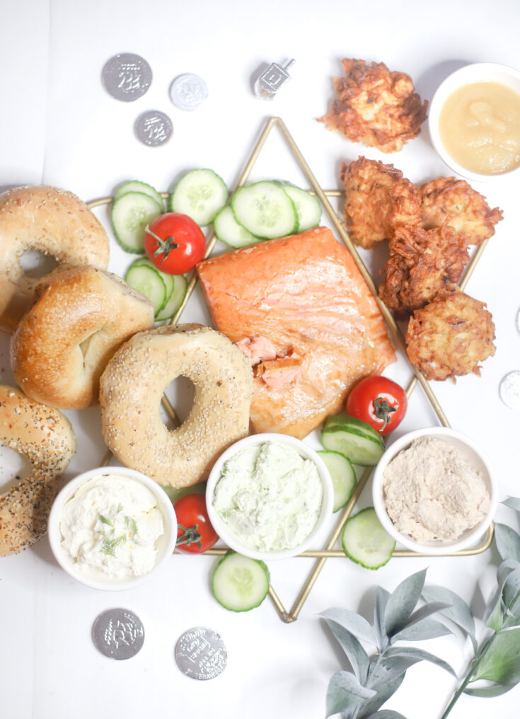 Easy and Festive Hanukkah Dinner Charcuterie - Glitter, Inc.