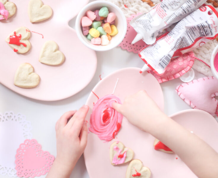 At Home Kids Valentine’s Day Cookie Decorating Party - Glitter, Inc.