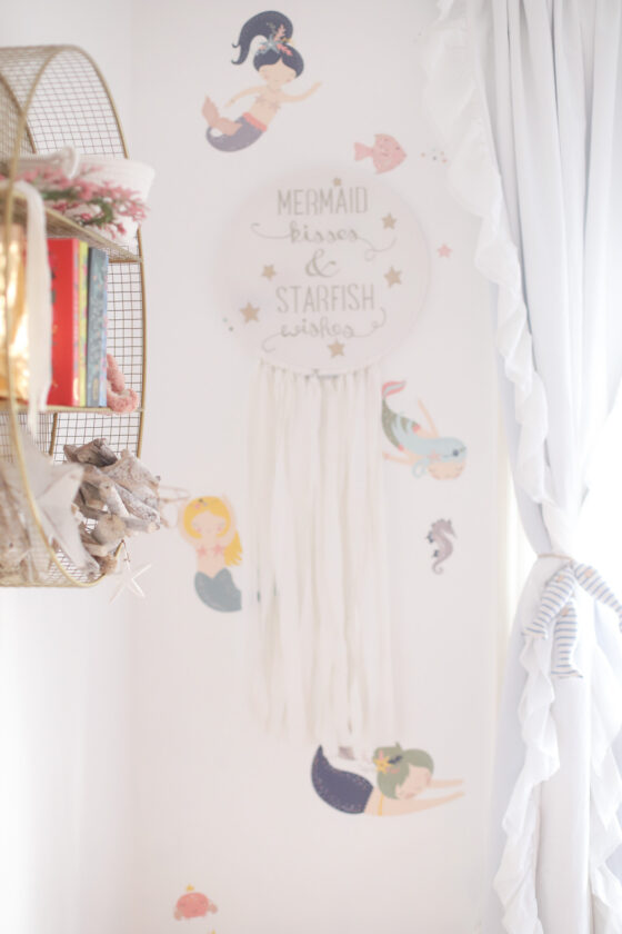 Room Tour: The Girls Shared Mermaid Bedroom - Glitter, Inc.