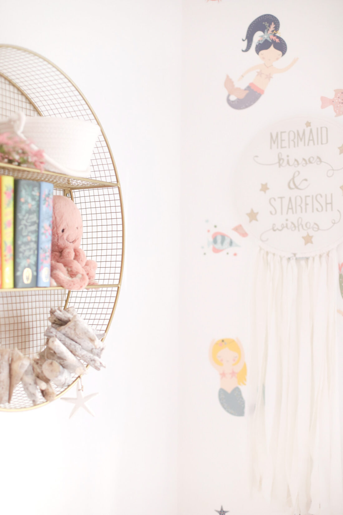 Room Tour: The Girls Shared Mermaid Bedroom - Glitter, Inc.