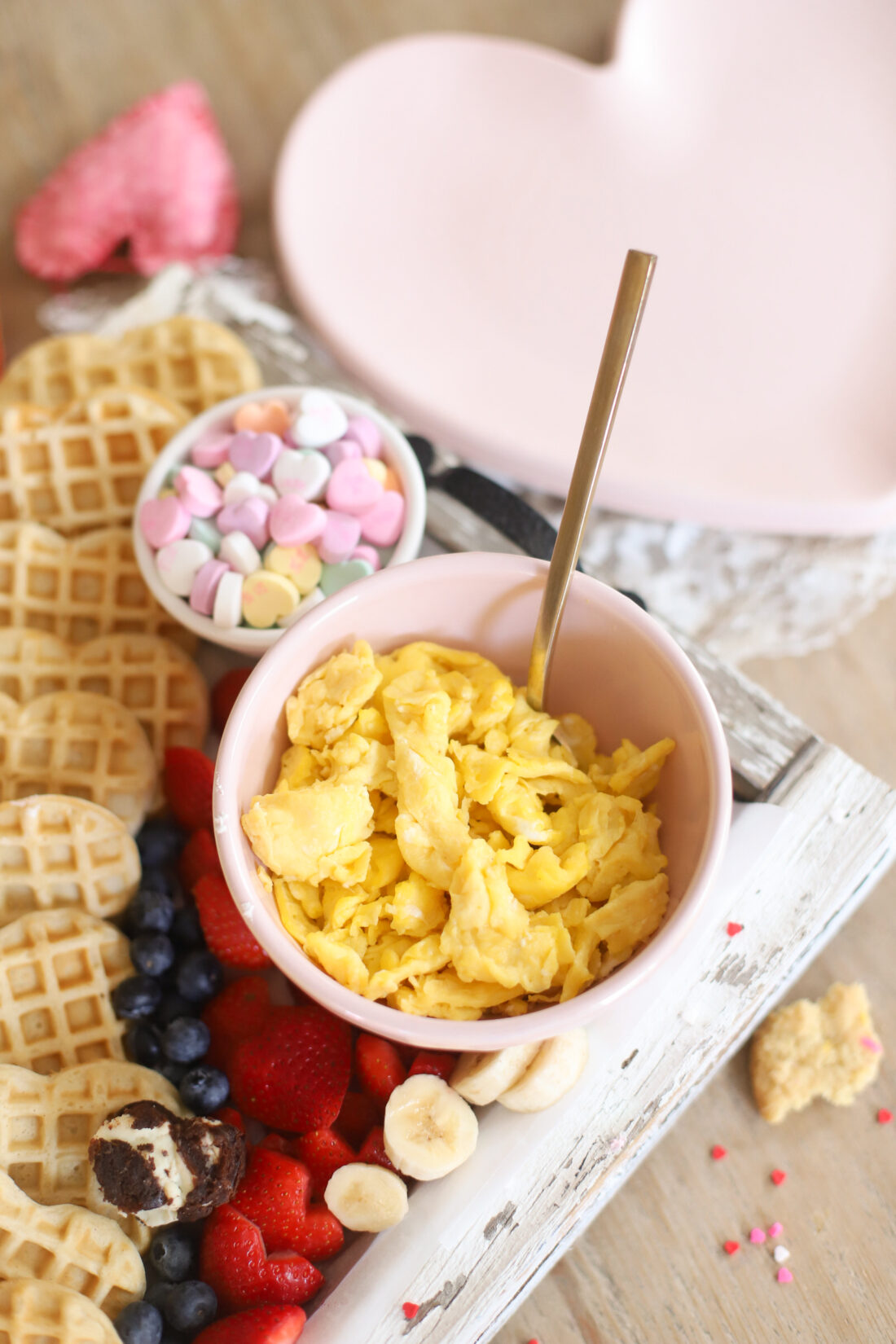 “I Love You A Waffle Lot” Valentine’s Day Breakfast Bar - Glitter, Inc.