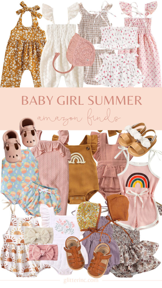 The Cutest Baby Girls Summer Amazon Finds - Glitter, Inc.