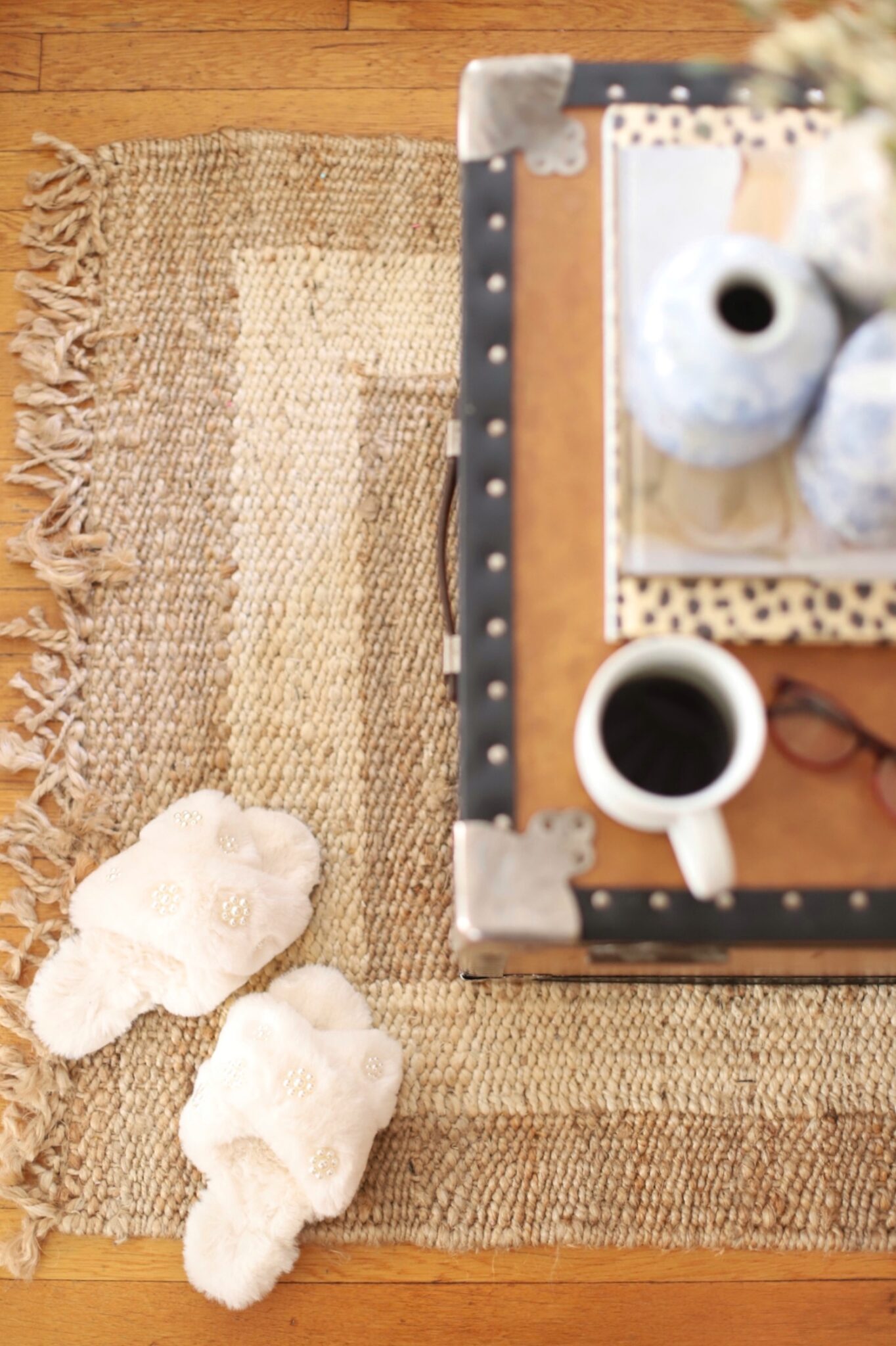 DIY Pearl Embellished Slippers - Glitter, Inc.