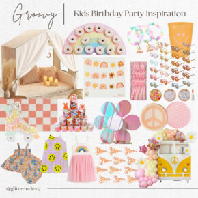 Groovy Kids Birthday Party Inspiration - Glitter, Inc.
