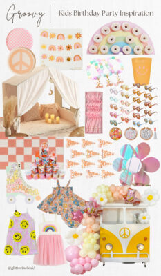 Groovy Kids Birthday Party Inspiration - Glitter, Inc.