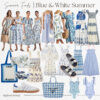 The Best of Blue & White Summer Fashion - Glitter, Inc.