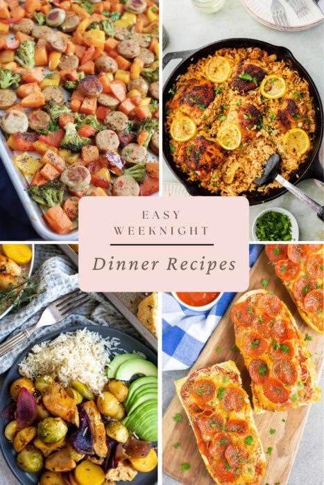 30 Easy and Delicious Weeknight Dinners - Glitter, Inc.