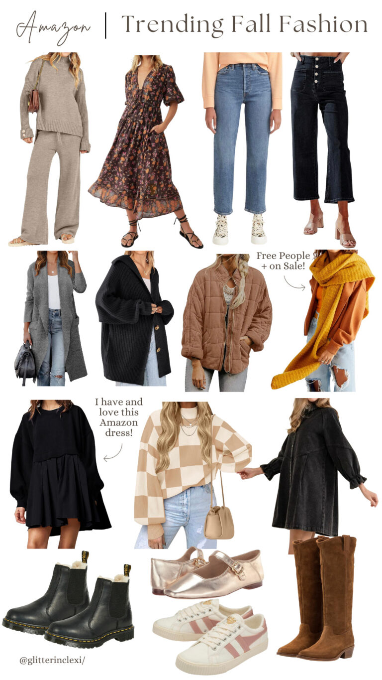 Trending Fall Fashion on Amazon - Glitter, Inc.