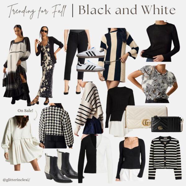 Trending for Fall: Black & White Fashion - Glitter, Inc.