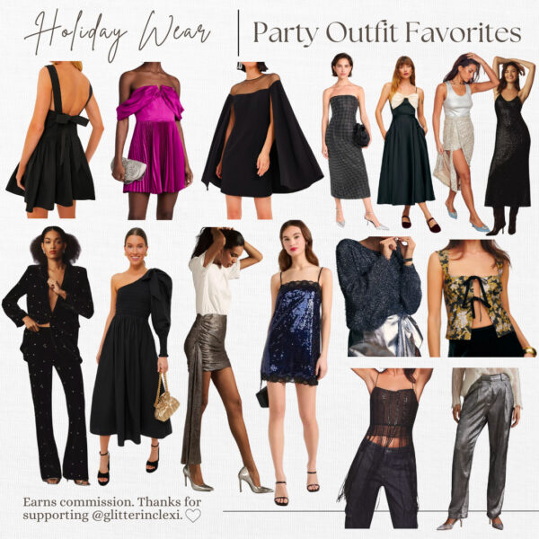 Holiday Fashion: The Best Party Outfits, Shoes, and Handbags - Glitter ...