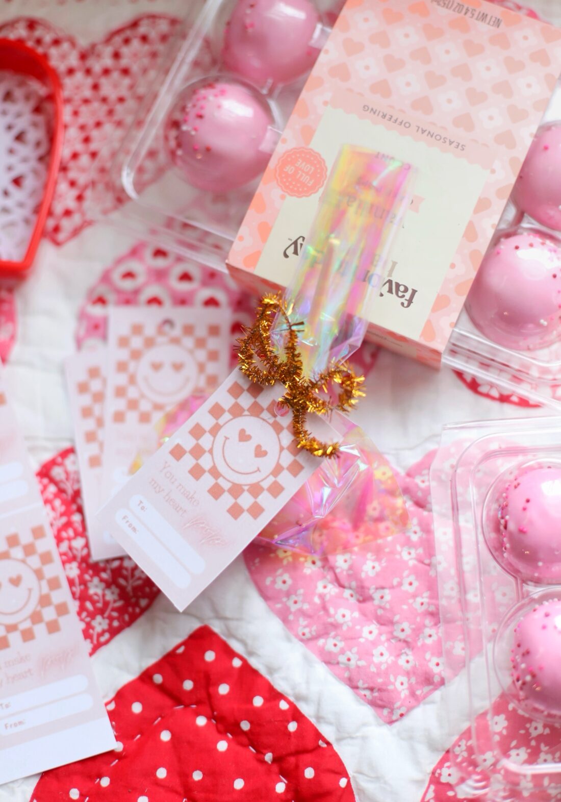 Cake Pop Class Valentines with Free Printable - Glitter, Inc.
