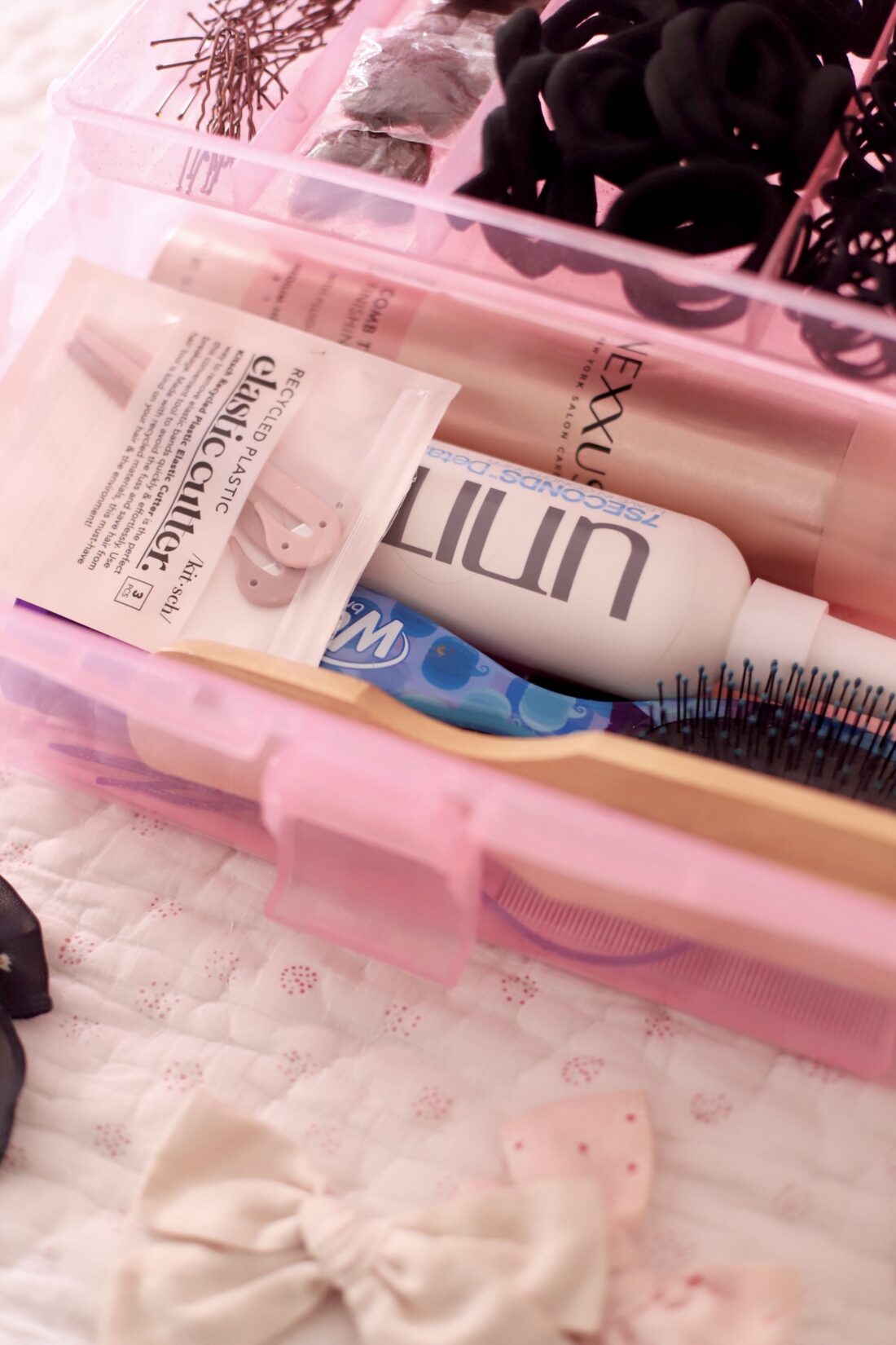 Morning Hair Routine DIY Hairstyling Box With Three Girls - Glitter, Inc.