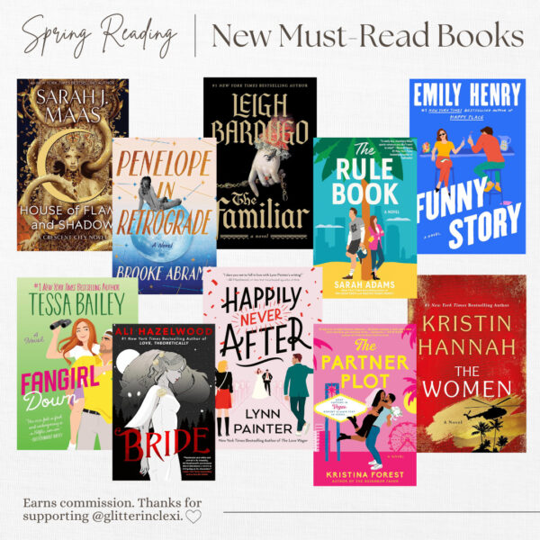 10 New Books to Read This Spring - Glitter, Inc.