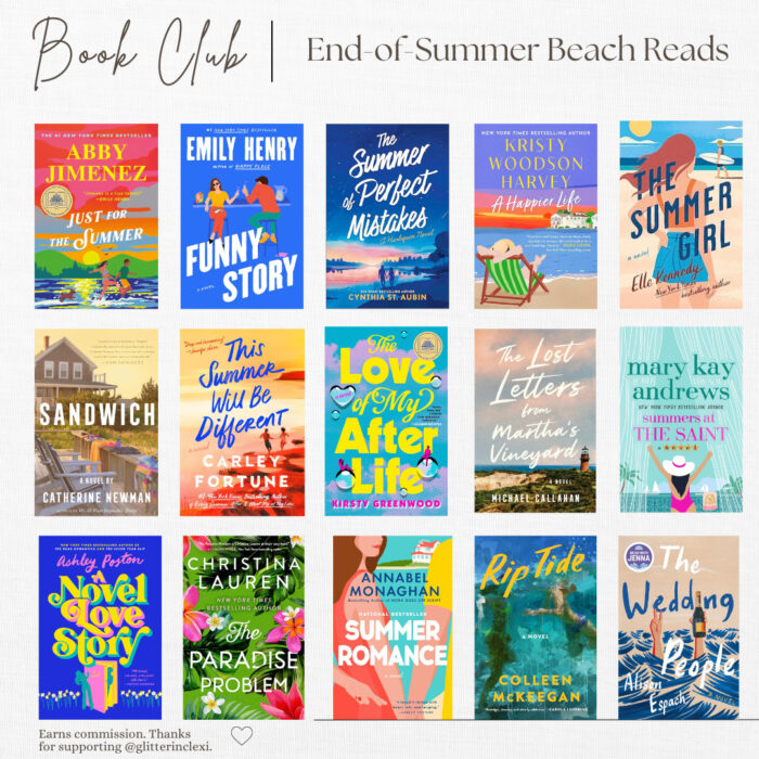 15 New End-of-Summer Beach Reads - Glitter, Inc.